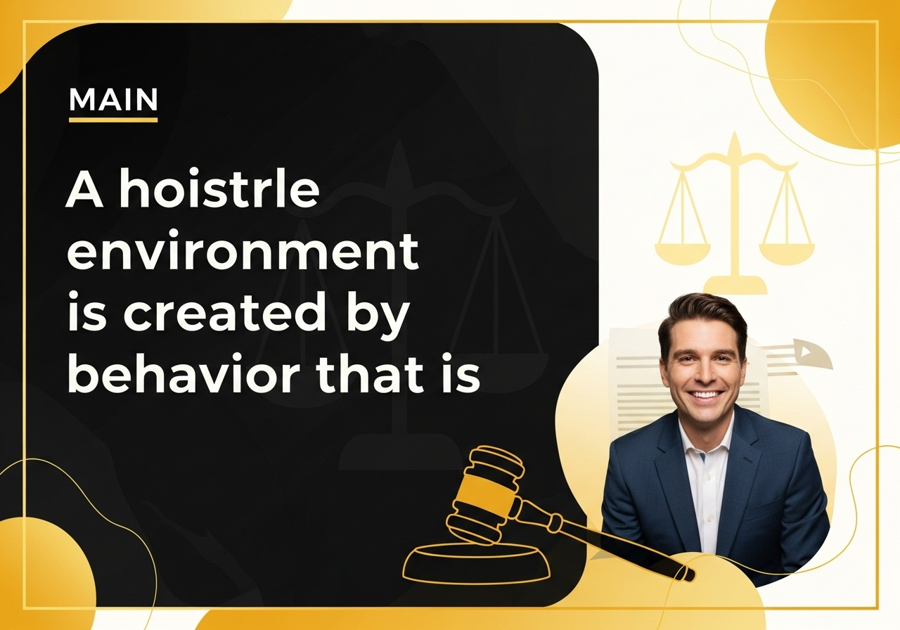 Hostile Environment: Behaviors That Create It - Hunners Law